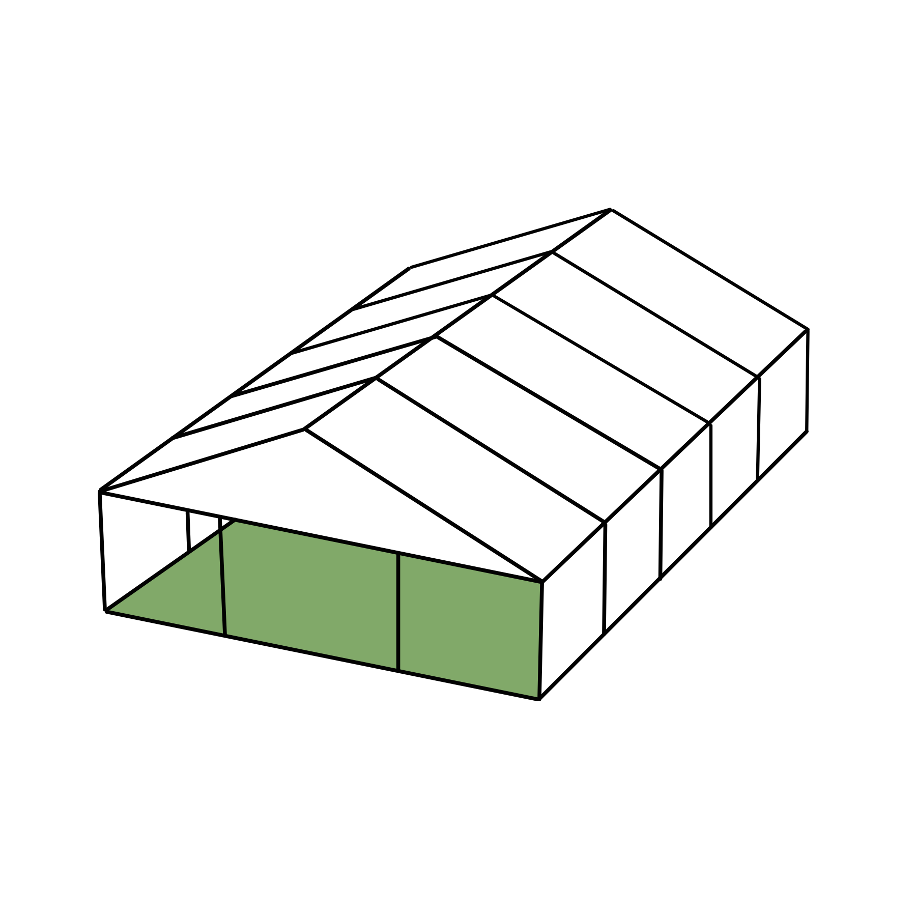 White Roof Marquee Pavilion 10M x 15M – Adelaide Wedding Hire