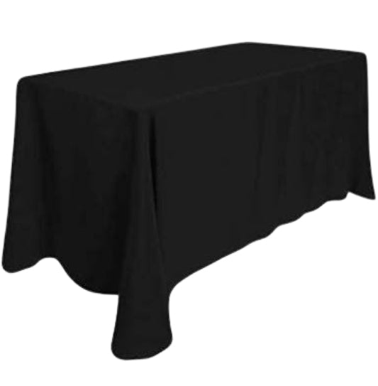 Rectangular Table Linen Black - 230x 360cm – Adelaide Wedding Hire