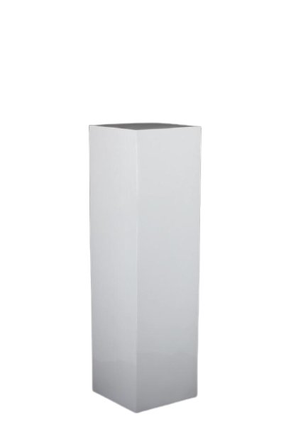 White Rectangular Plinth 90cm – Adelaide Wedding Hire